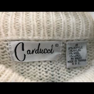 Carducci | Sweaters | Vintage Wide Crew Neck Sweater With Gorgeous ...